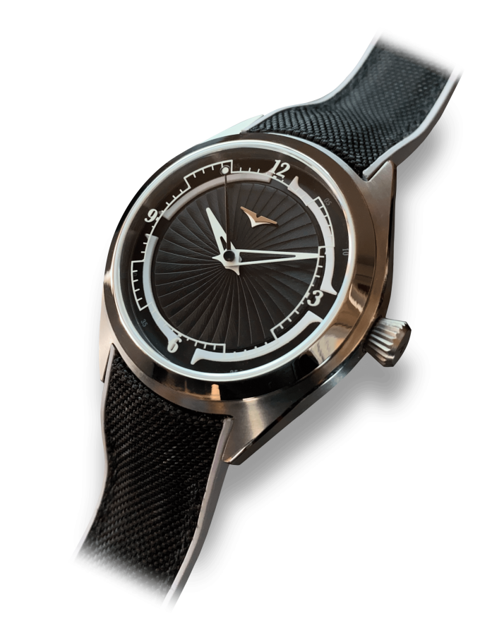Eclipse Black Titanium Watch | Valour Lucent Collection